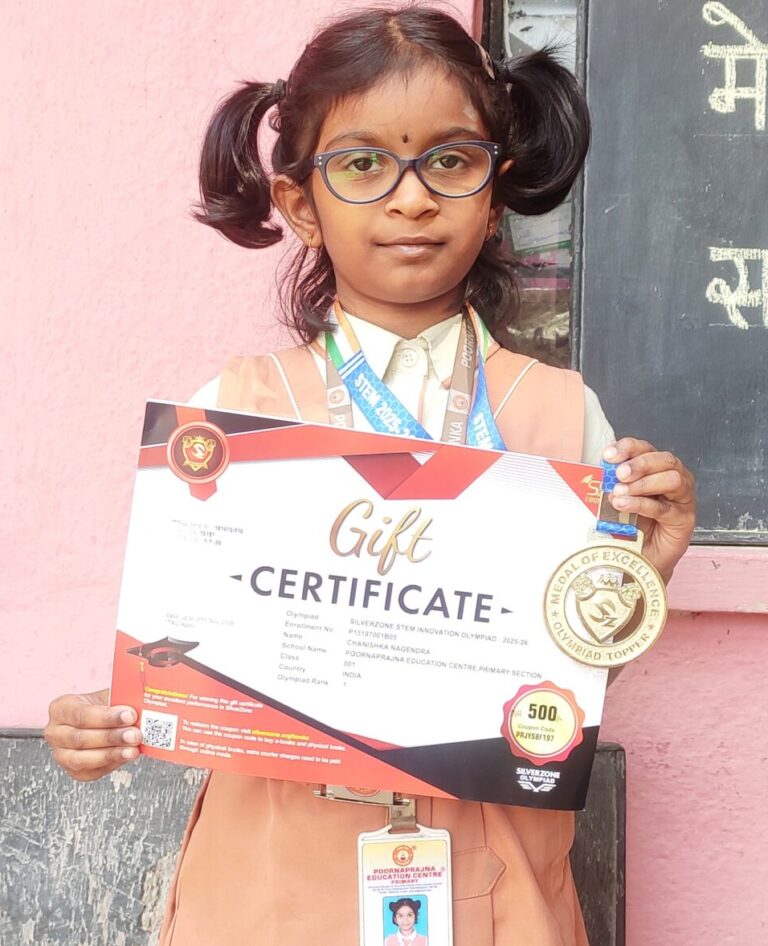 Results of Silverzone Olympiad Examination 2025-26 - Level 1 ...