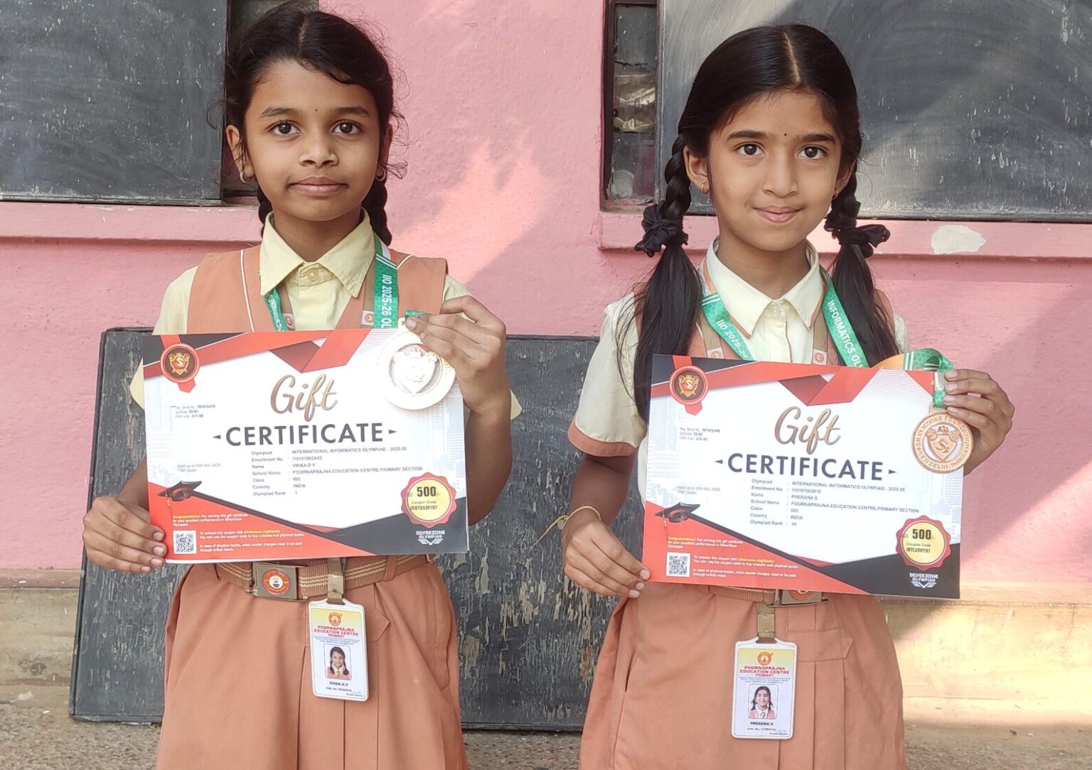 Results of Silverzone Olympiad Examination 2025-26 - Level 1 ...
